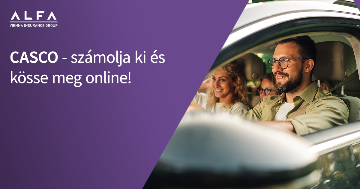 CASCO biztosítás kalkulátor - Alfa Vienna Insurance Group Biztosító Zrt.