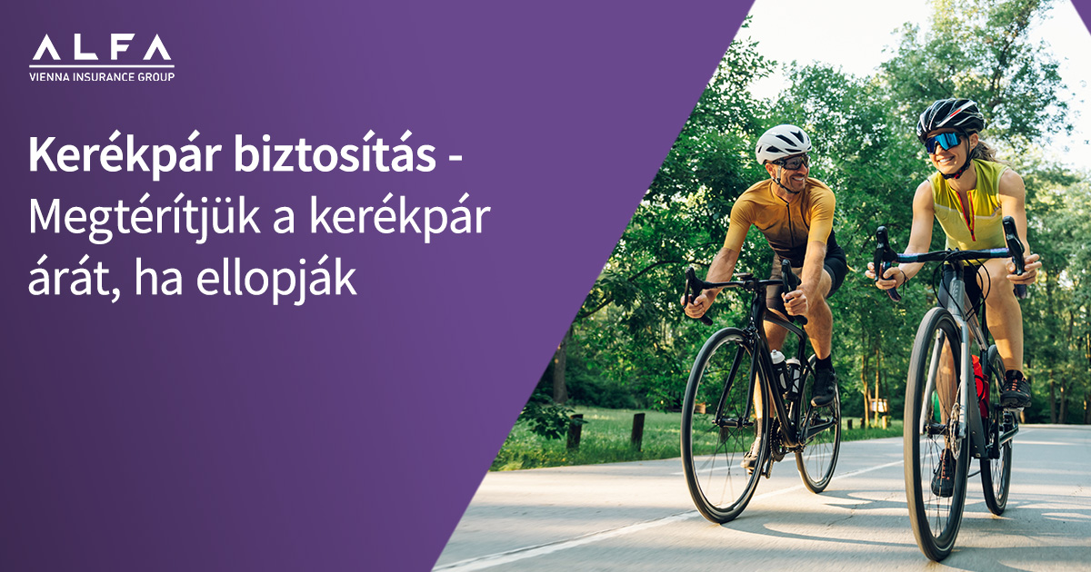 Kerékpár biztosítás - Alfa Vienna Insurance Group Biztosító Zrt.